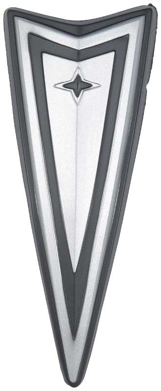 1967-68 Pontiac Firebird Front Bumper Arrowhead Emblem - OER 9747207 ...