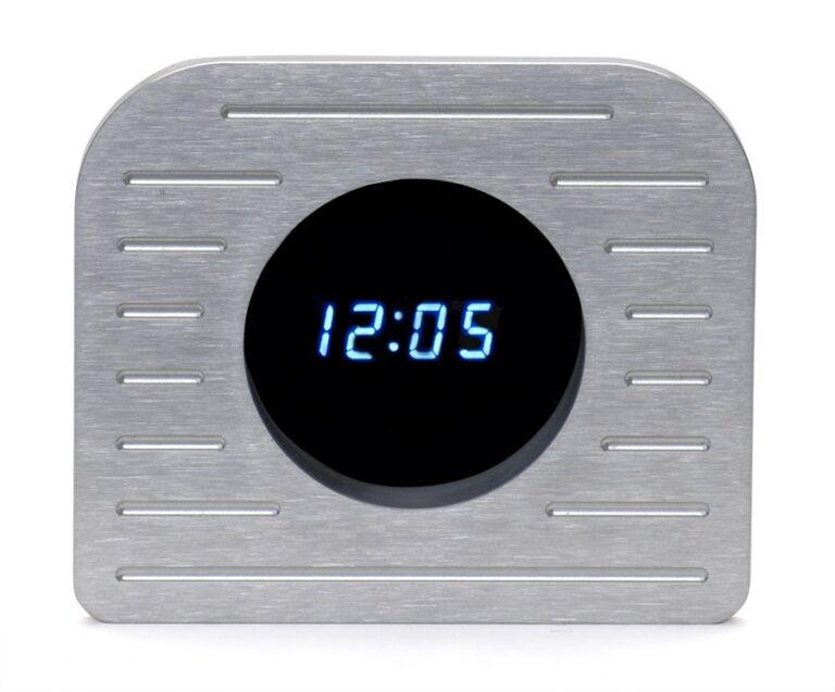 1937-38 Ford brushed aluminum clock panel with VFD clock, must specify ...