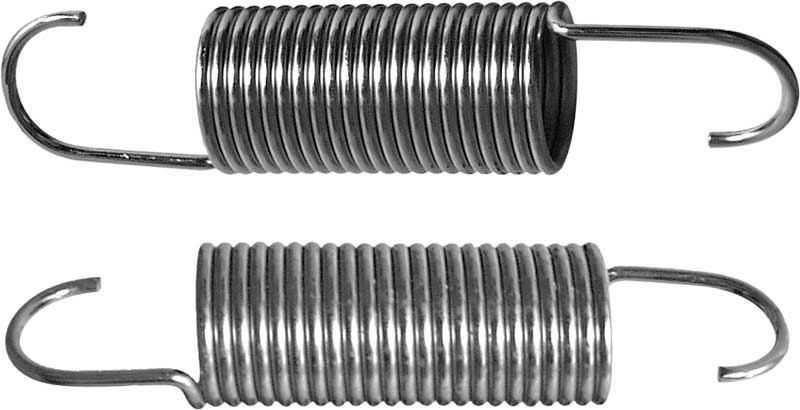 Fiberglass Hood Springs-Medium Tension - OER B210 - Restoration Performance