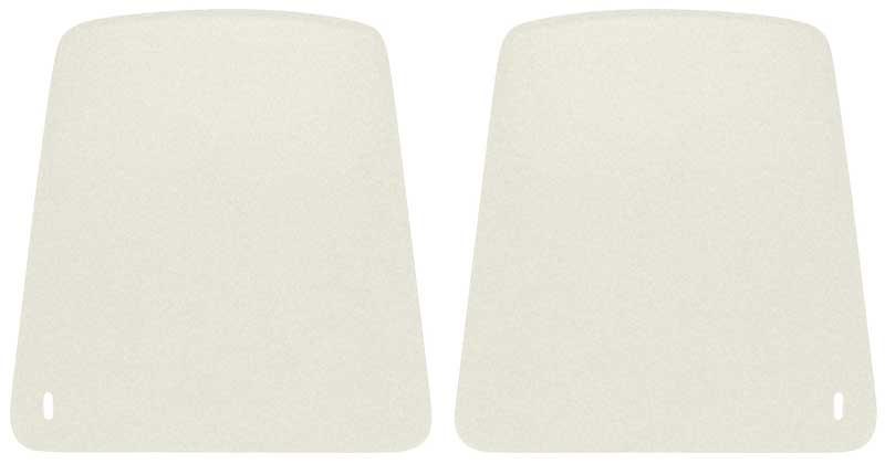 1967-70 Camaro / Firebird Bucket Seat Back Panels; White ; Pair - OER ...