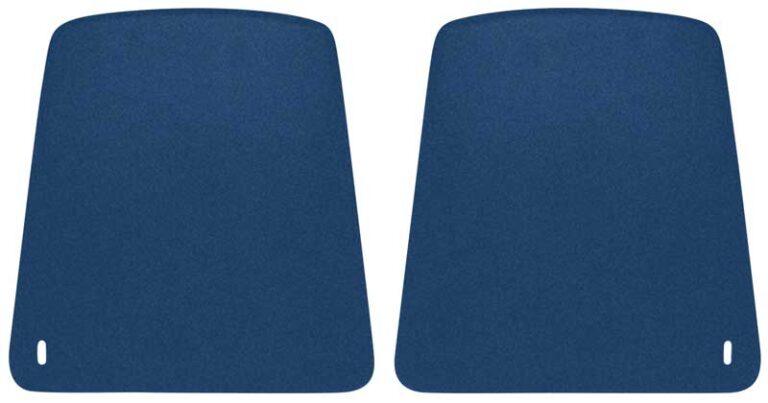 1967-69 Camaro / Firebird Bucket Seat Back Panels ; Dark Blue ; Pair ...