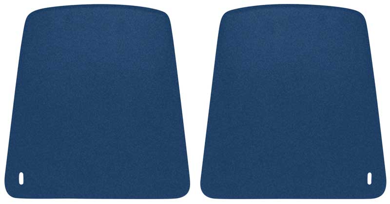 1967-69 Camaro / Firebird Bucket Seat Back Panels ; Dark Blue ; Pair ...