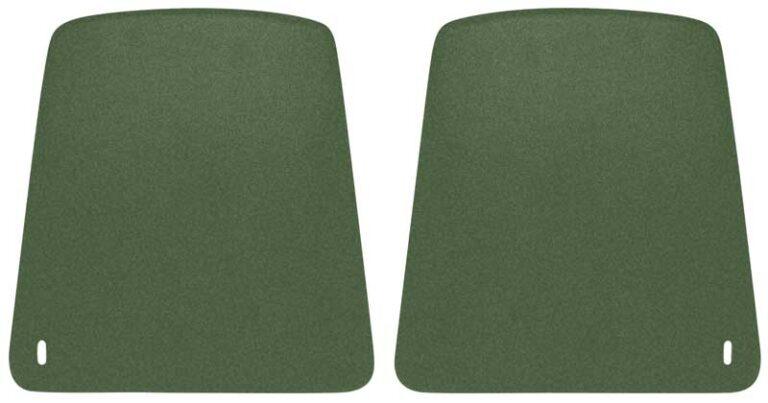 1969-70 Camaro / Firebird Bucket Seat Back Panels ; Dark Green ; Pair ...