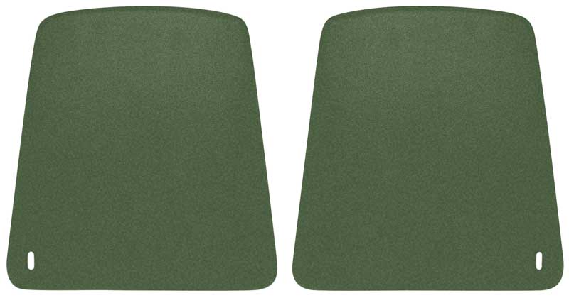 1969-70 Camaro / Firebird Bucket Seat Back Panels ; Dark Green ; Pair ...