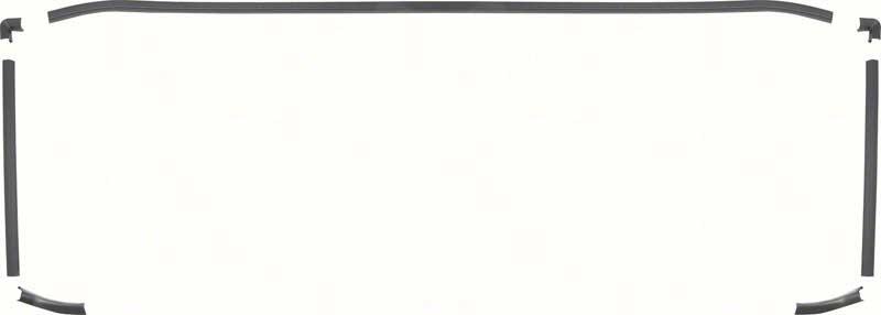 1966-67 Chevy II / Nova Interior Rear Window Molding Set ; 2 door ...