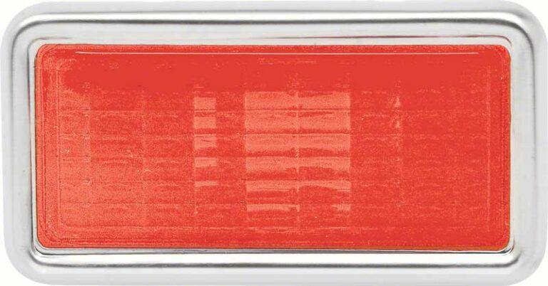 1968-69 Red Rear Side Marker Lamp - OER K71 - Restoration Performance