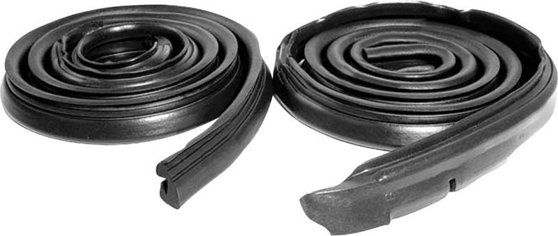 1968-70 Mopar B-Body Roof Rail Weatherstrip, 2 Door Hardtop, Pair - OER ...