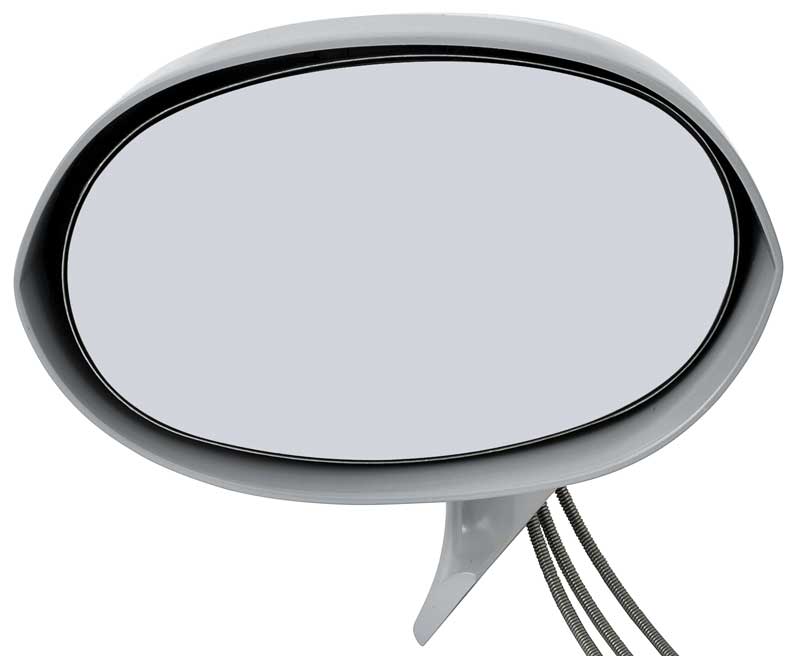 1970 Mopar E-Body Primered Remote Outer Door Bullet Mirror; LH - OER ...