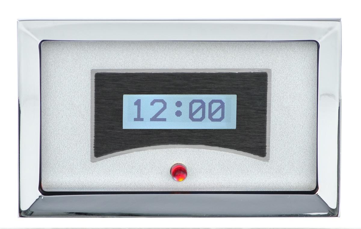 1957 Chevy Car Digital Clock, Silver Alloy Style Face, White Display ...