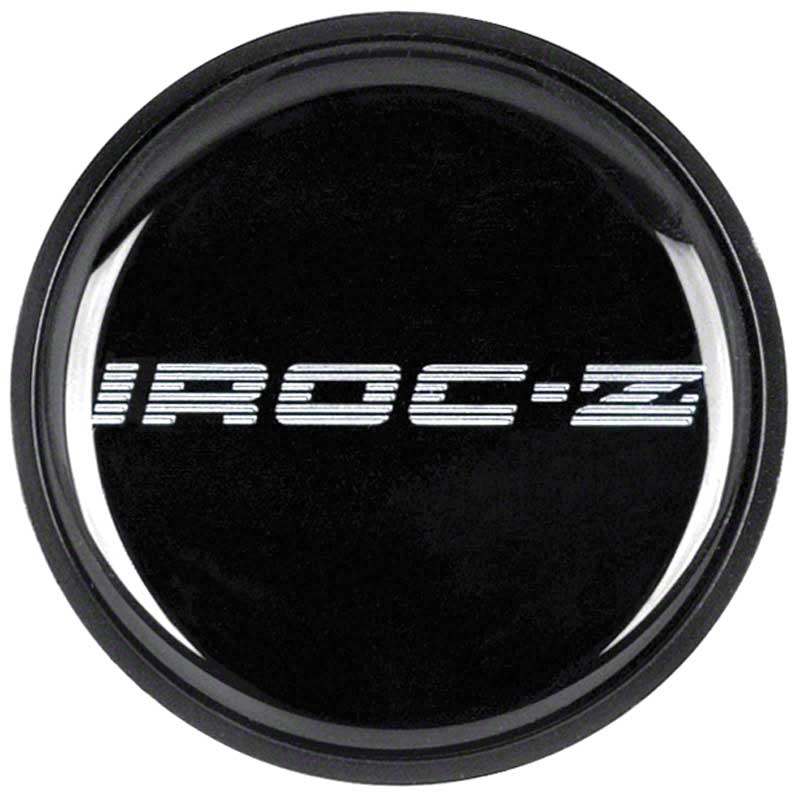 1985-87 Camaro IROC-Z Wheel Center Cap Emblem Silver/Black - OER ...