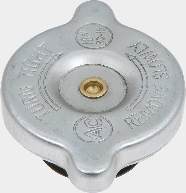 1965-70 GM Radiator Cap 15 lbs RC-15 with Hollow Rivet Design Show ...