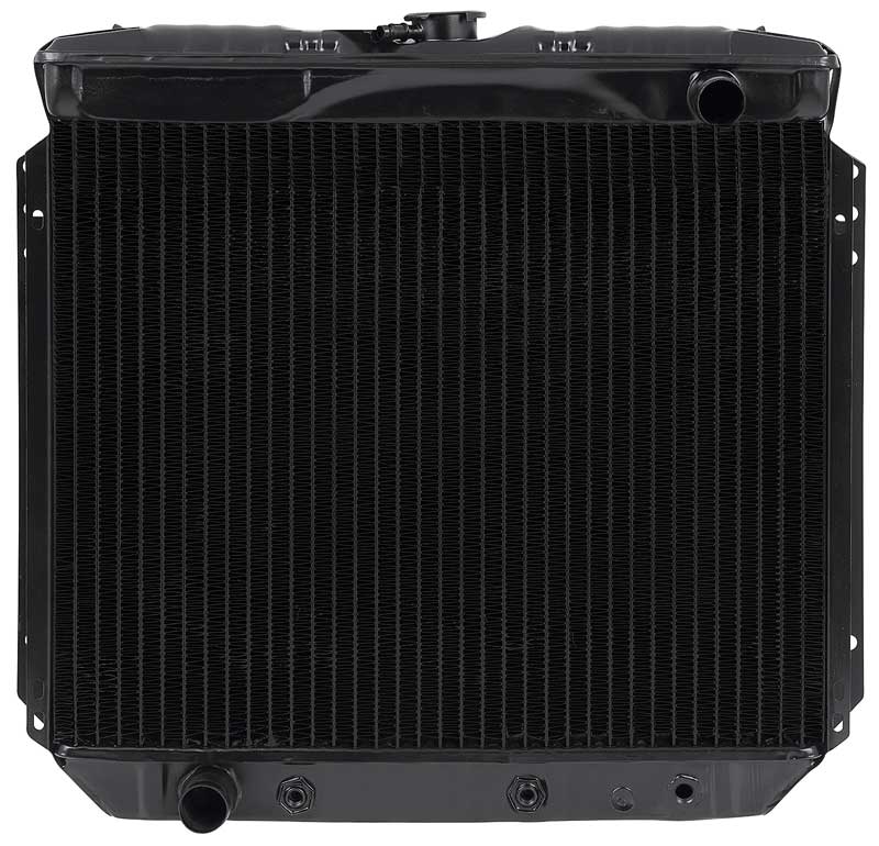 1967-70 Mustang L6-200 With Auto Trans 3 Row Copper/Brass Radiator ...