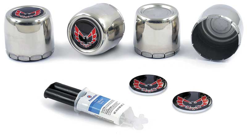 1977-81 Firebird Wheel Center Cap and Emblem Kit With Epoxy Cement ...