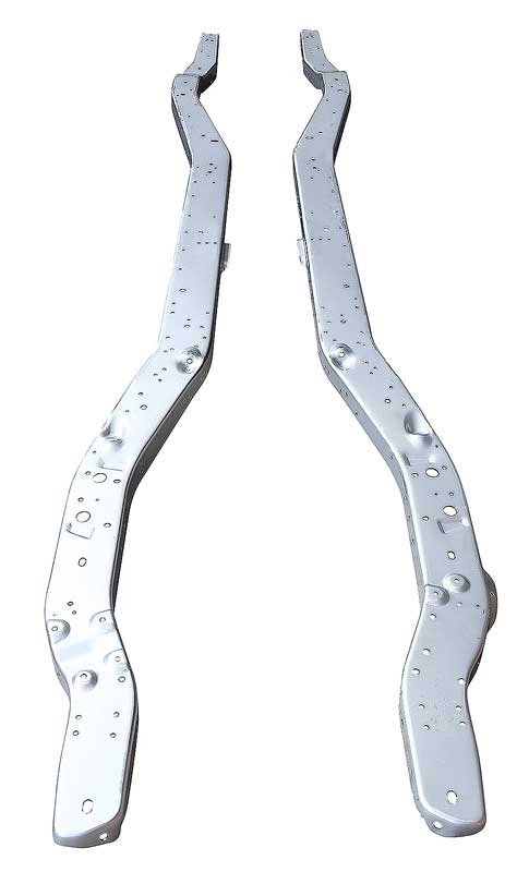 1967-72 Chevrolet, GMC C10 Truck Frame Rail Set Short Bed with Factory ...