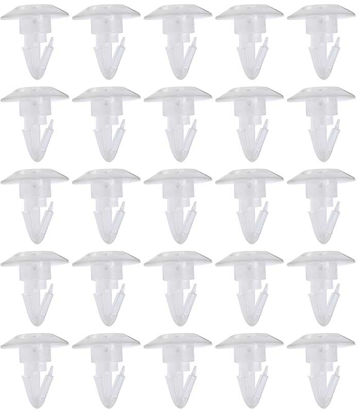 Plastic Retainer Set Push-In Type 1" Head Diameter For 1/2" Hole GM ...