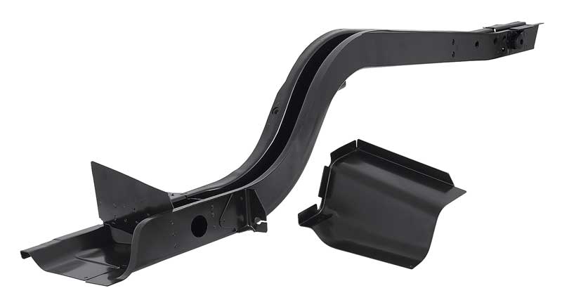 1964-70 Mustang Fastback Rear Frame Rail Complete Coupe Passenger Side ...