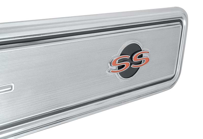 1966 Chevy II, Nova SS Trunk Lid Rear Panel Molding - Die-Cast ...