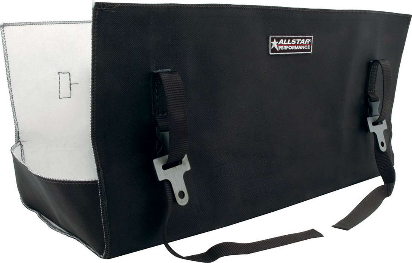 Engine Diaper Black Non SFI - Allstar Performance - Restoration Performance