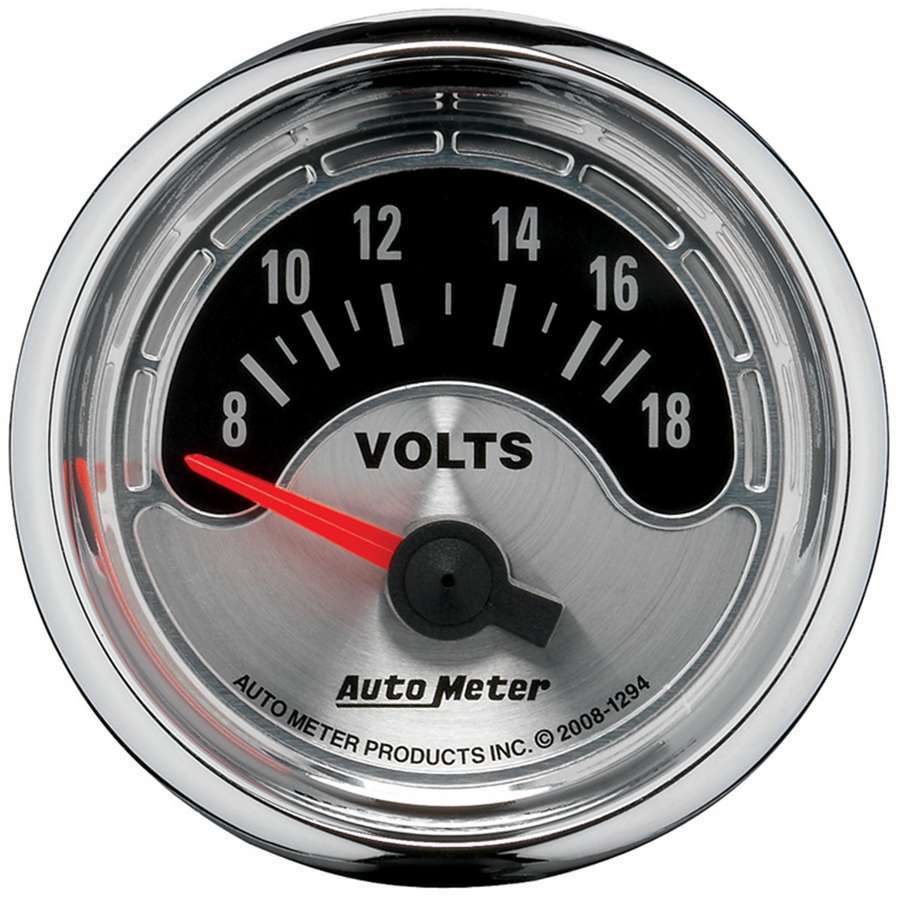 Auto Meter American Muscle Series 2-1/16" Short Sweep 8-18 Volt ...