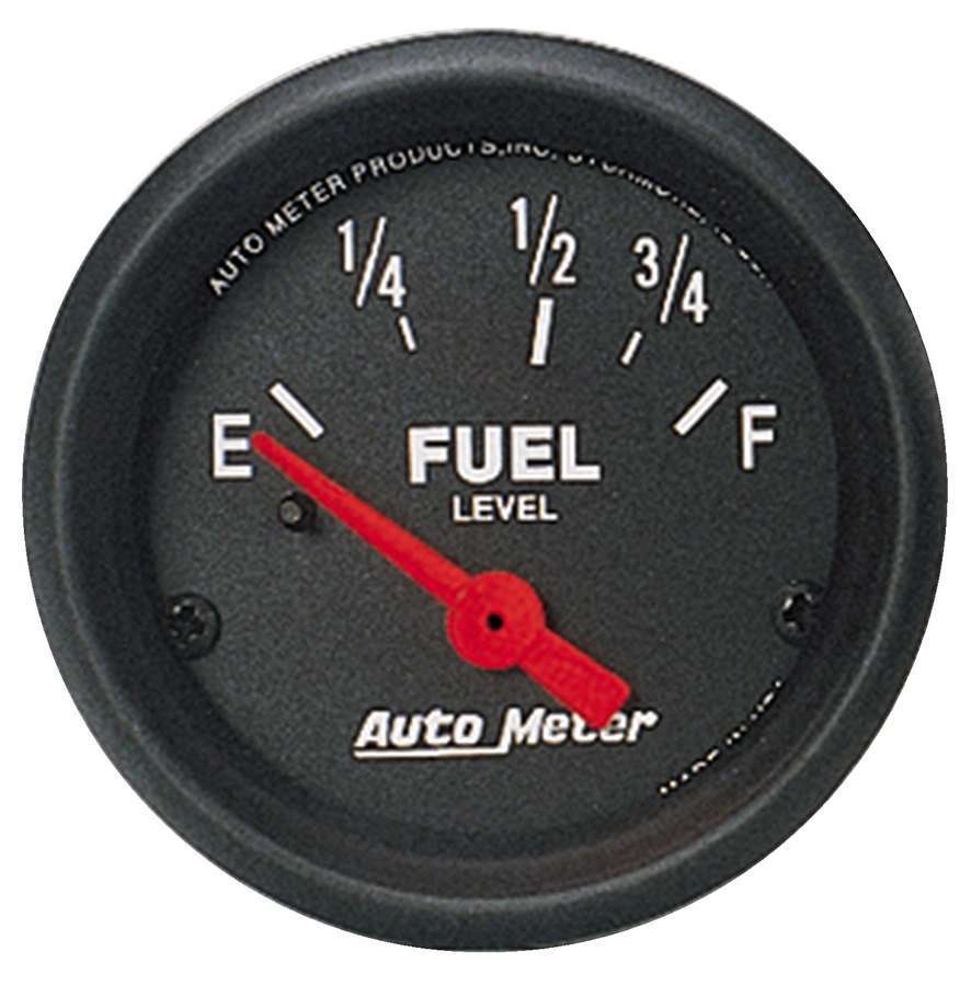 Auto Meter Z-Series 2-1/16" Short Sweep 0-90 OHM Electric Fuel Level ...