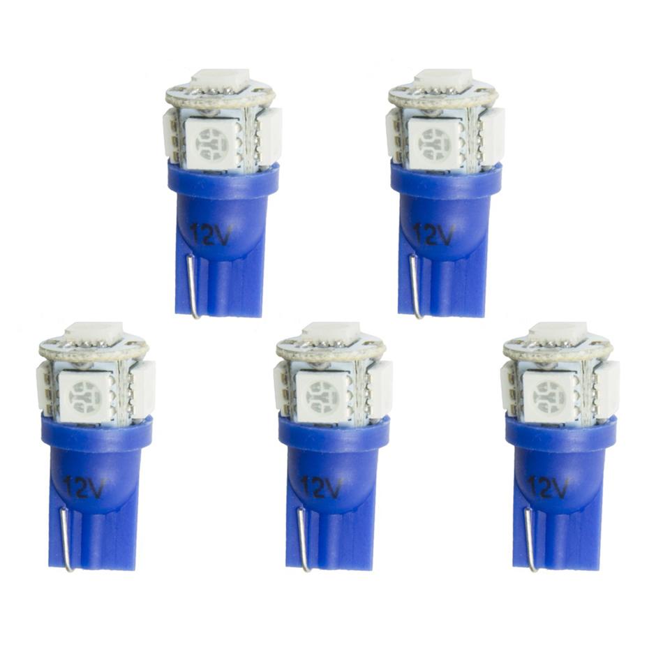 Replacement LED Bulbs T3 Wedge Blue (5pk) - Autometer - Restoration ...
