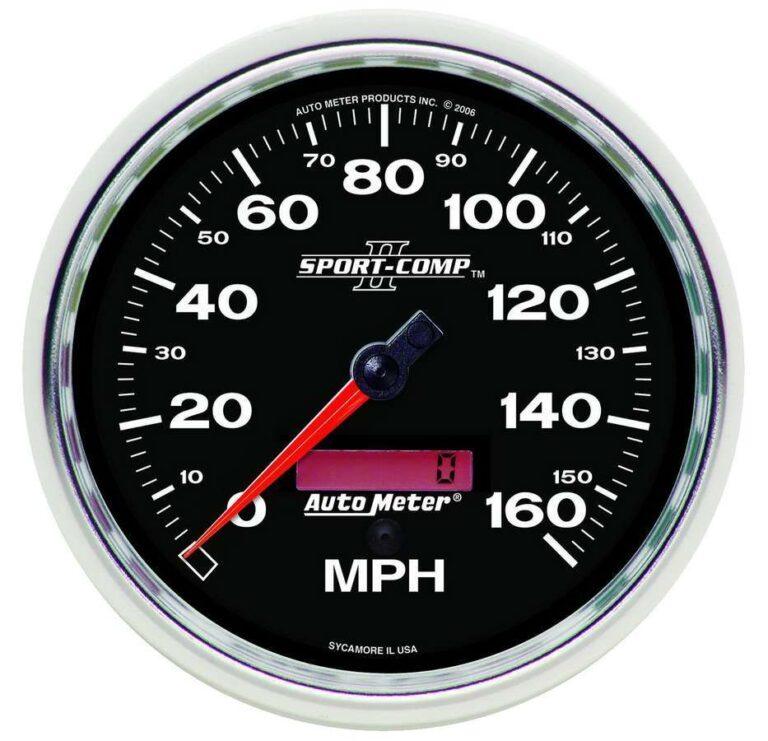 Auto Meter Sport Comp II Series 5" 160 MPH Programmable Electronic In ...