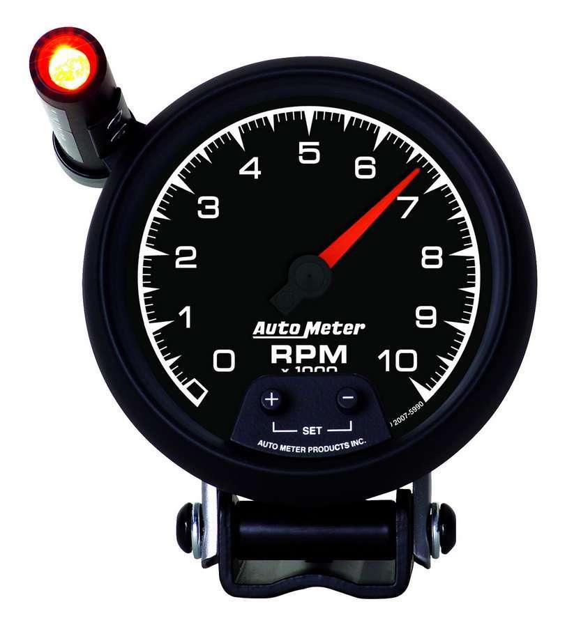 Auto Meter ES Series 3-3/4" 10,000 RPM Mini-Monster Pedestal Mount ...