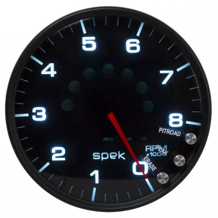 5in Tachometer 8000 RPM w/Shift Light Black Dial - Autometer ...
