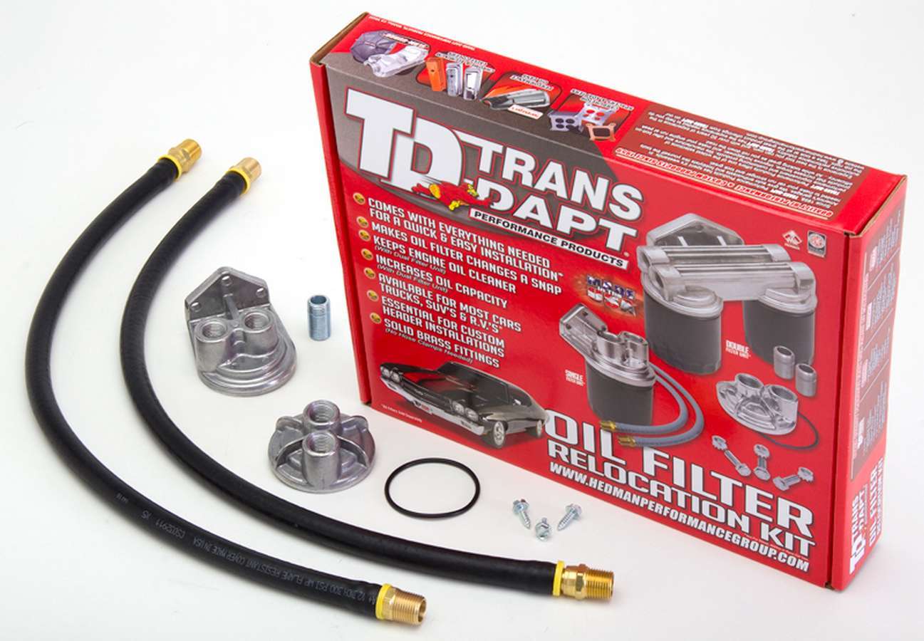 Import Single Filter Relocation Kit - Trans-Dapt - Restoration Performance