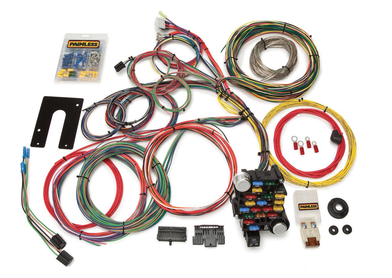 Painless 28-Circuit Universal Chassis Harness with Column Ignition ...