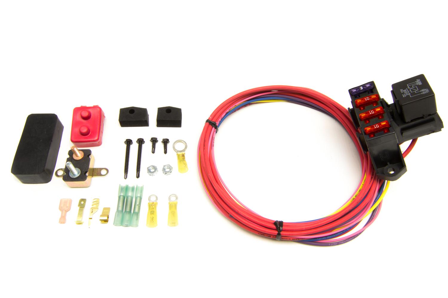 3 Circuit Fuse Block Weather Resistant - Painless Wiring - Restoration ...
