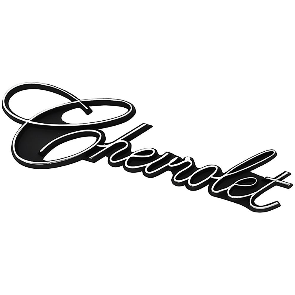 1975-76 Chevrolet Caprice Grill Emblem Chevrolet Script - OER ...