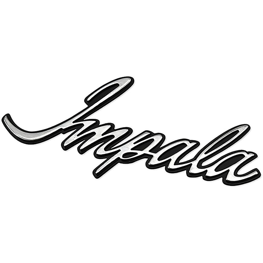 1974-75 Impala Fender Emblem Impala Script - OER - Restoration Performance