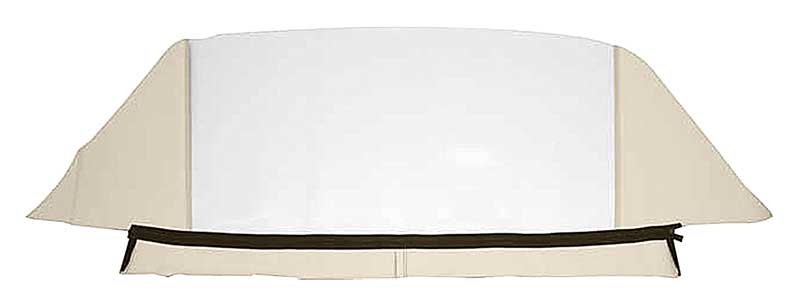 1959-60 GM B-Body Convertible Rear Window Only Plastic Vinyl Beige ...