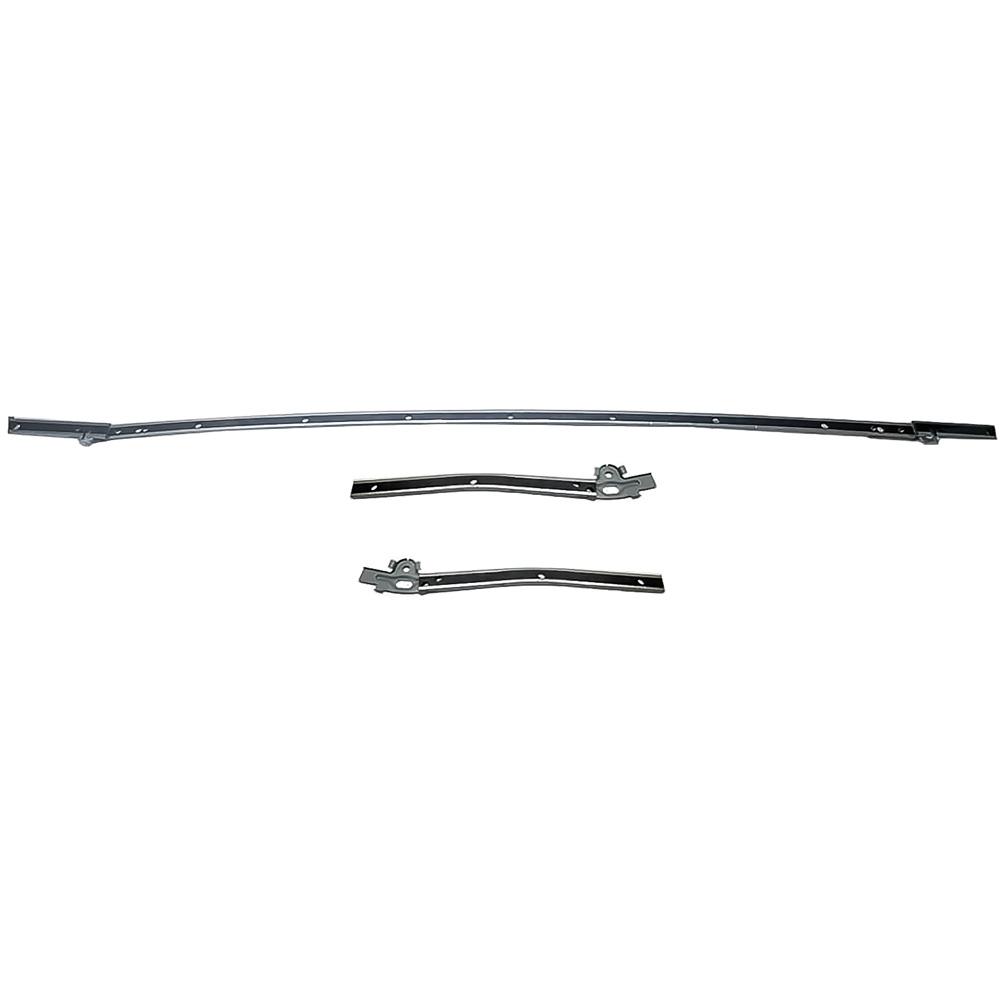 1964-65 Chevelle, GM Mid Size Convertible Top Rear Tack Strip Bow Set ...