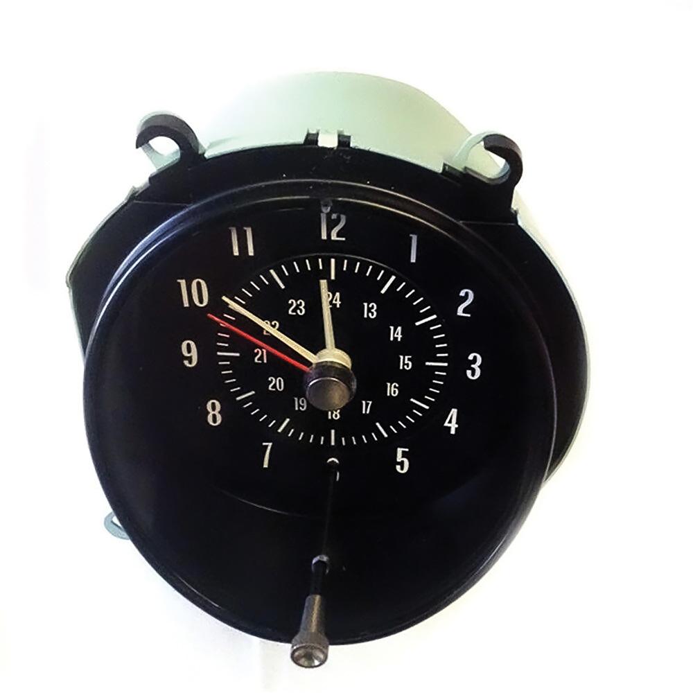 1969-72 Pontiac GTO, LeMans, Grand Prix Dash Clock Black Face Quartz ...