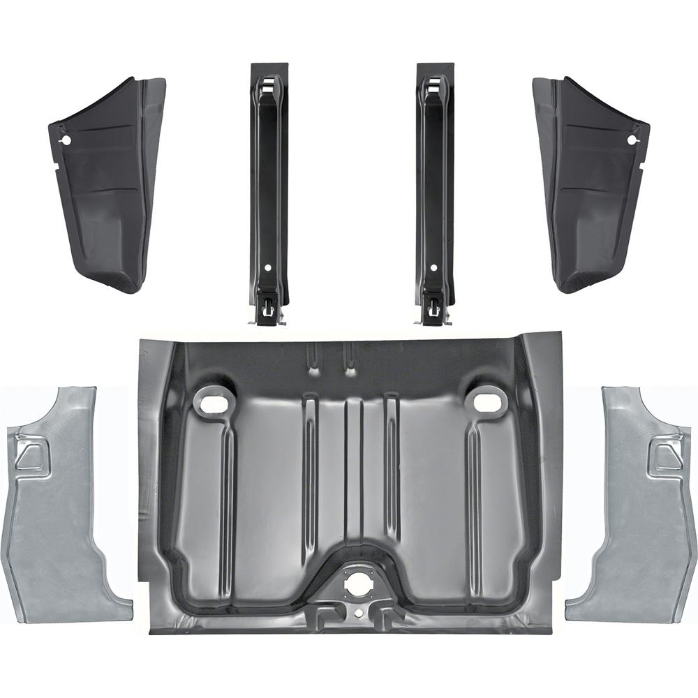 1967-68 Camaro / Firebird Deluxe Trunk Sheet Metal Floor Pan Kit with ...