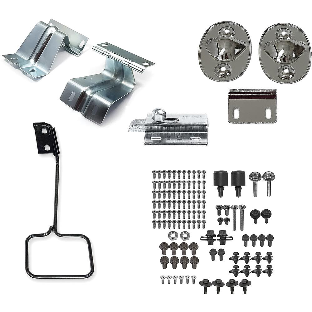 1968 Mustang Fastback Trap Door Hardware Component Kit - OER ...