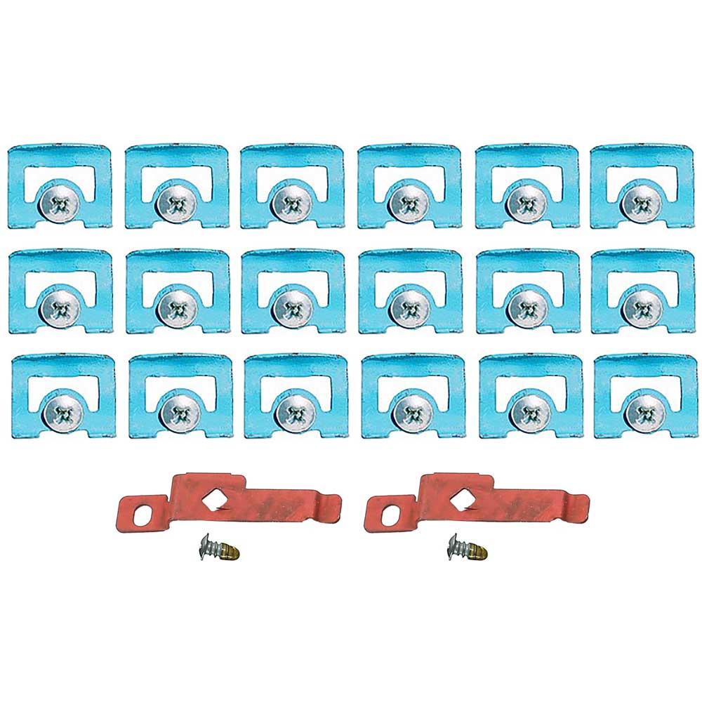 1970 Barracuda, Challenger Coupe Rear Window Molding Clip Set Screw-On ...