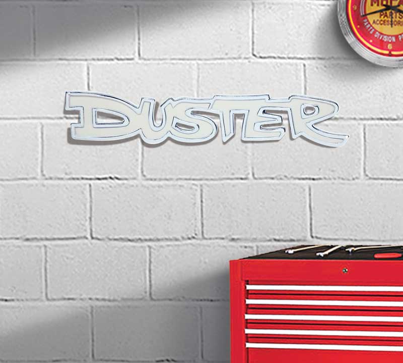 Photorealistic Metal Sign Duster Logo Measures 20" X 4" - OER ...