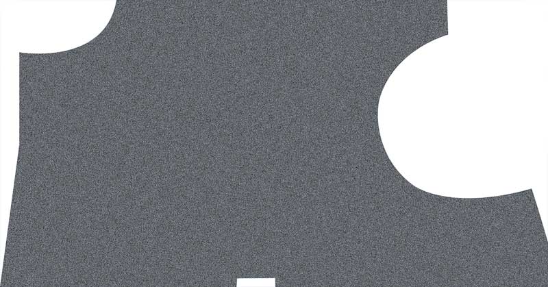 1968-70 Impala Convertible Gray/White Herringbone Vinyl Trunk Floor Mat ...