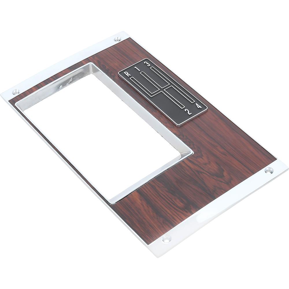 1969 Camaro Console Shift Platewith 4-Speed Emblem Pattern Assembled ...