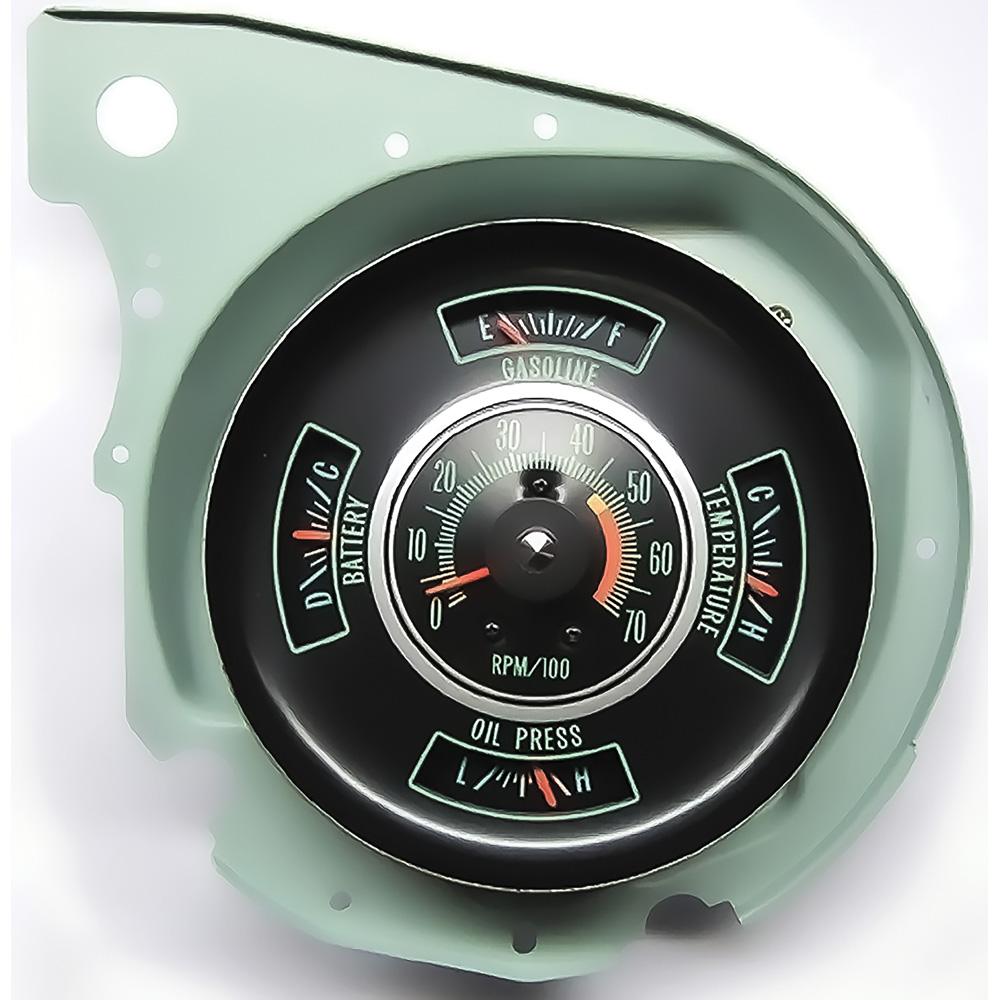 1966 Chevrolet Chevelle Dash Gauge W/Tachometer 5000 RPM Redline - OER ...