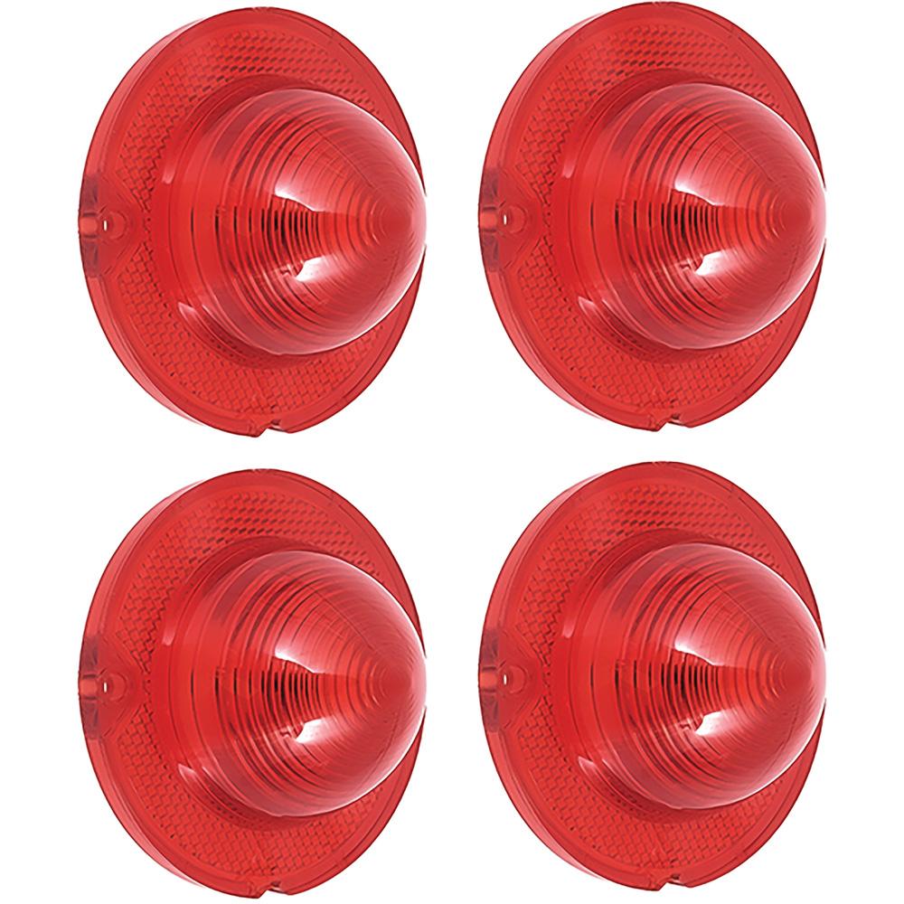 1958 Chevrolet Bel Air, Biscayne, 1961-66 Corvette Tail Lamp Lens Set ...