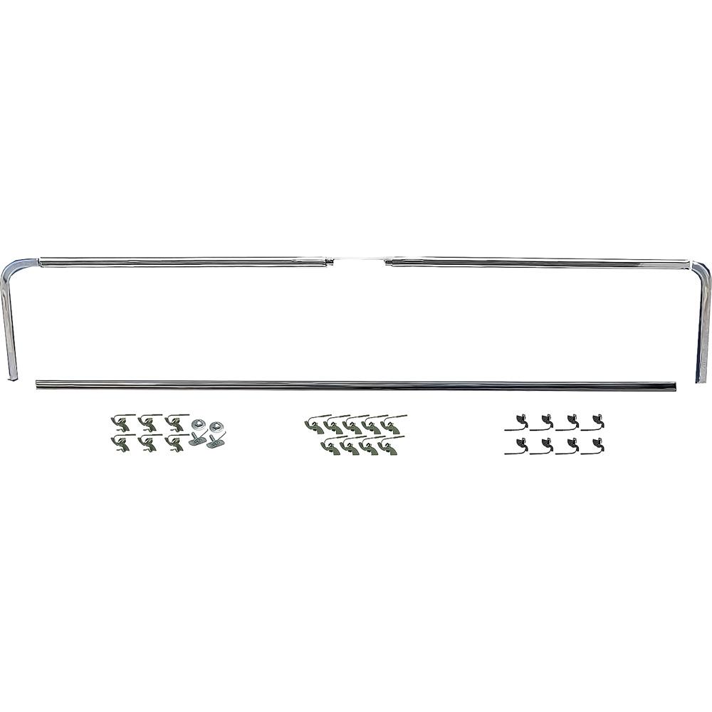 1967-68 Chevrolet, GMC Fleetside Tailgate Molding Set 6 Piece Set With ...