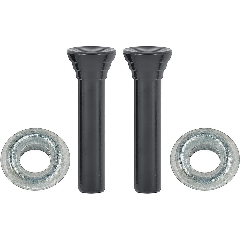 1961-64 GM Full Size Door Lock Knob Kit Plastic Black Knobs With Clear ...