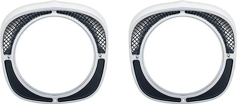 1957 Chevrolet Bel Air, 150, 210, Nomad Headlamp Bezels Pair - OER ...