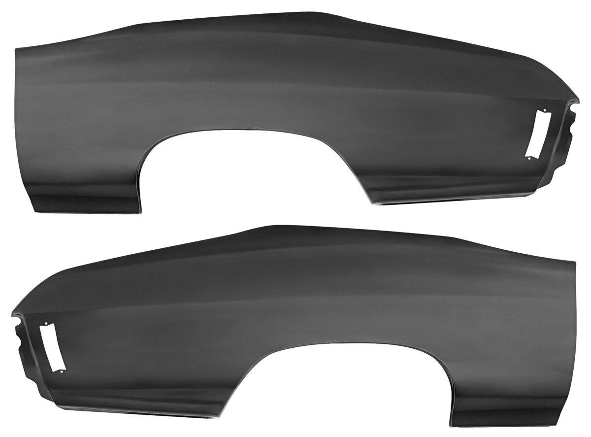 Quarter Panel, 1970-72 Chevelle, 78" Long X 32" High, Pair - Restoparts ...