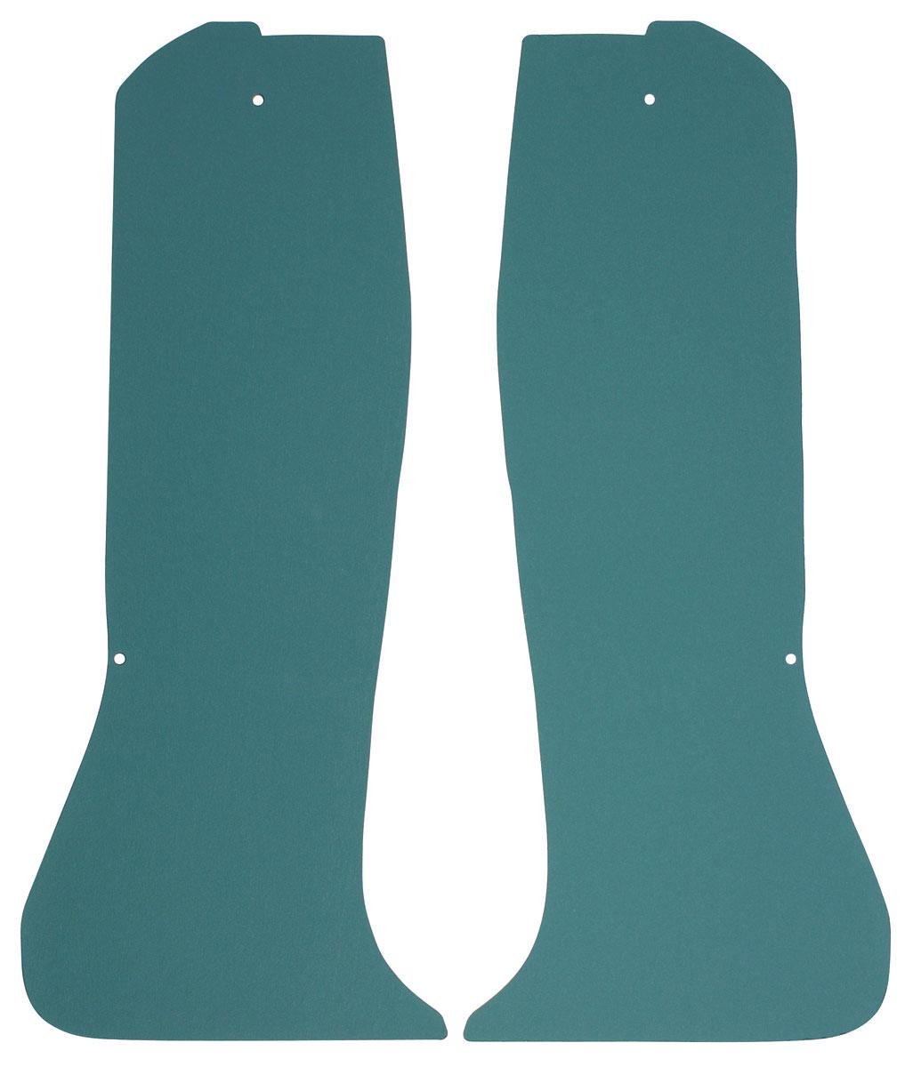 Trim Panels, Rear, 1964-67 El Camino - Red - Pair - Restoparts ...