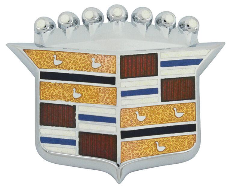Emblem, Hood Crest, 1967-68 Cadillac, Except Eldorado - Restoparts ...